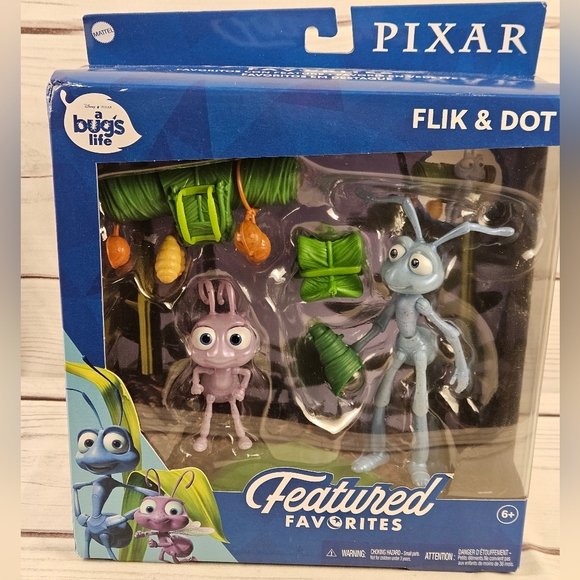Pixar | Toys | Disney Pixar A Bugs Life Featured Favorites Flik Dot ...